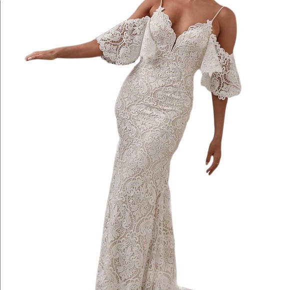 Dresses | Vintage Baroque Lace Bride Wedding Dress | Poshmark